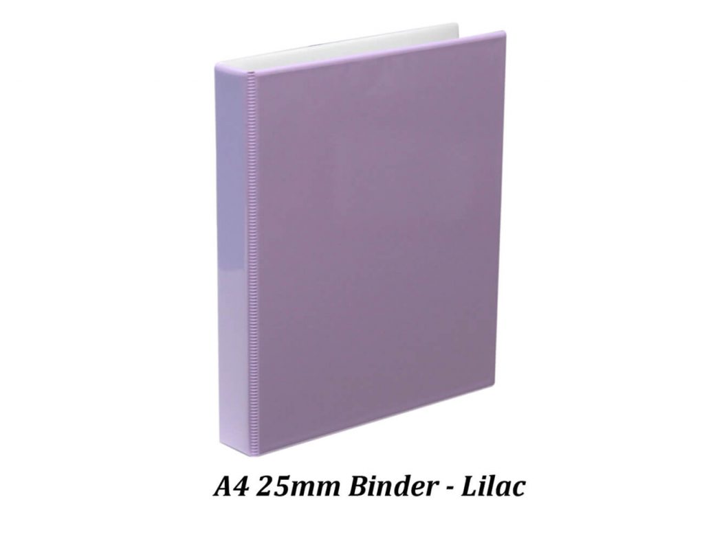A4 Insert Binders - Pastel - Plastics Australia