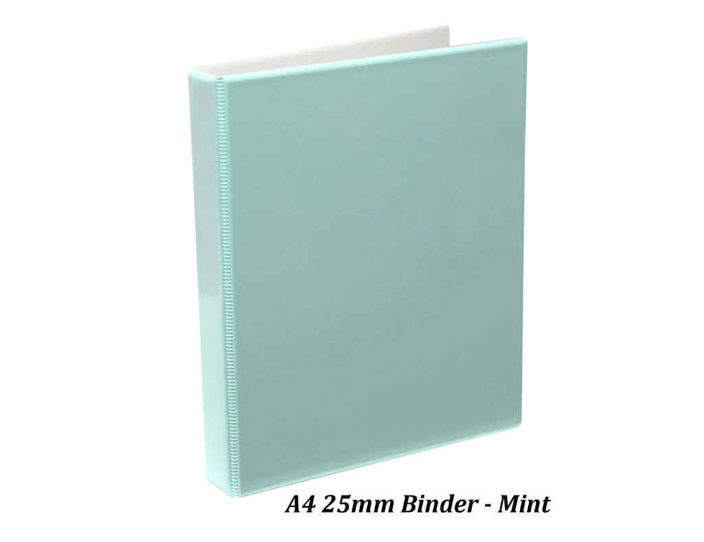 A4 Insert Binders - Pastel - Plastics Australia