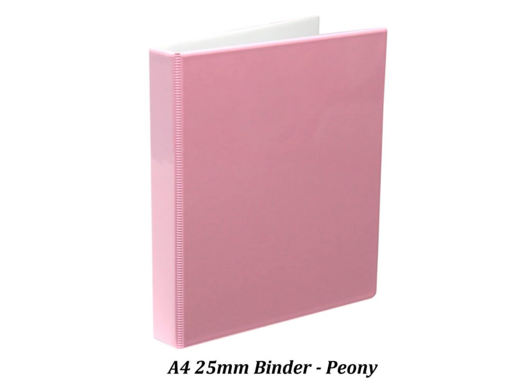A4 Insert Binders - Pastel - Plastics Australia